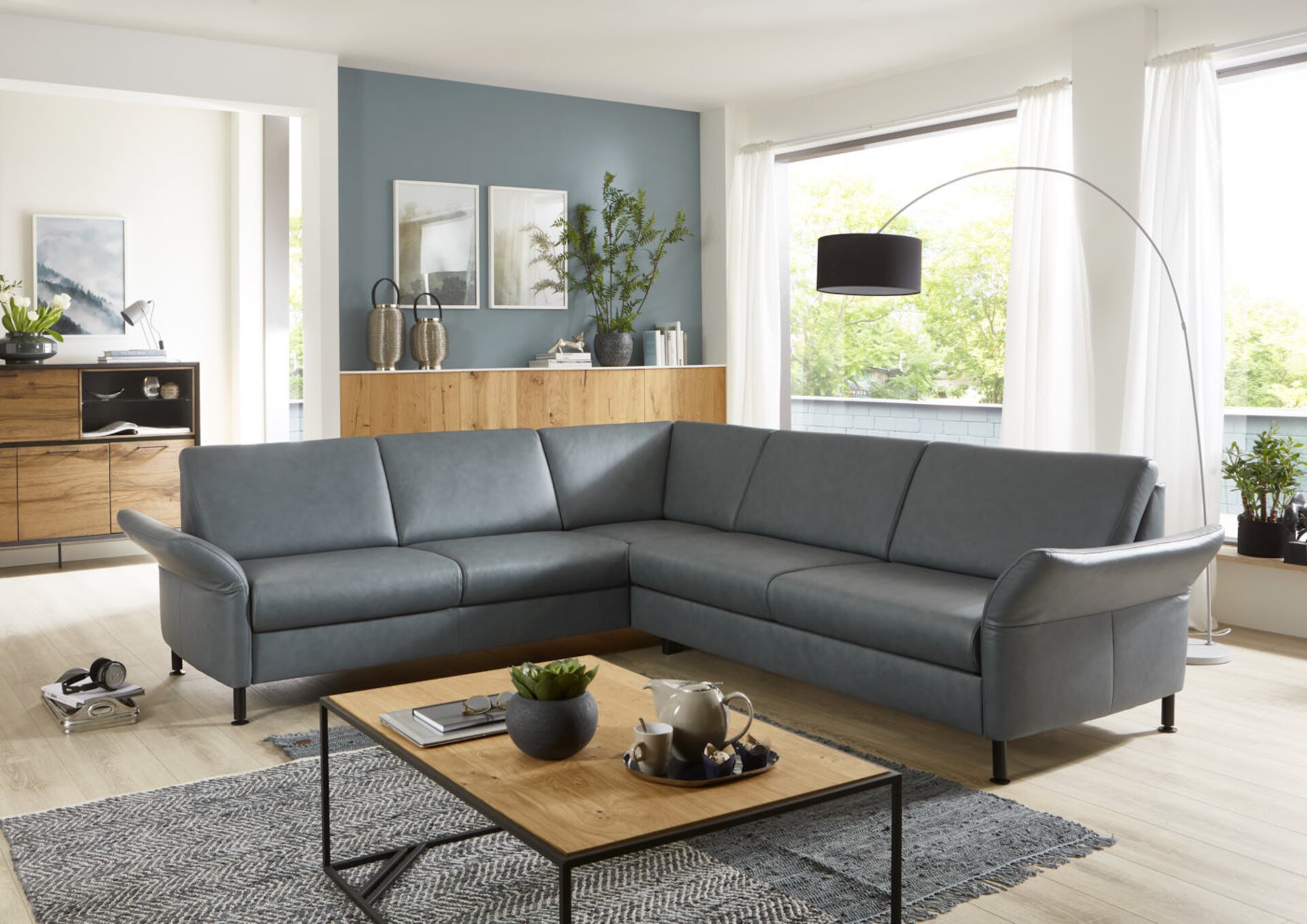 Ecksofa grau Vito | Möbel Inhofer