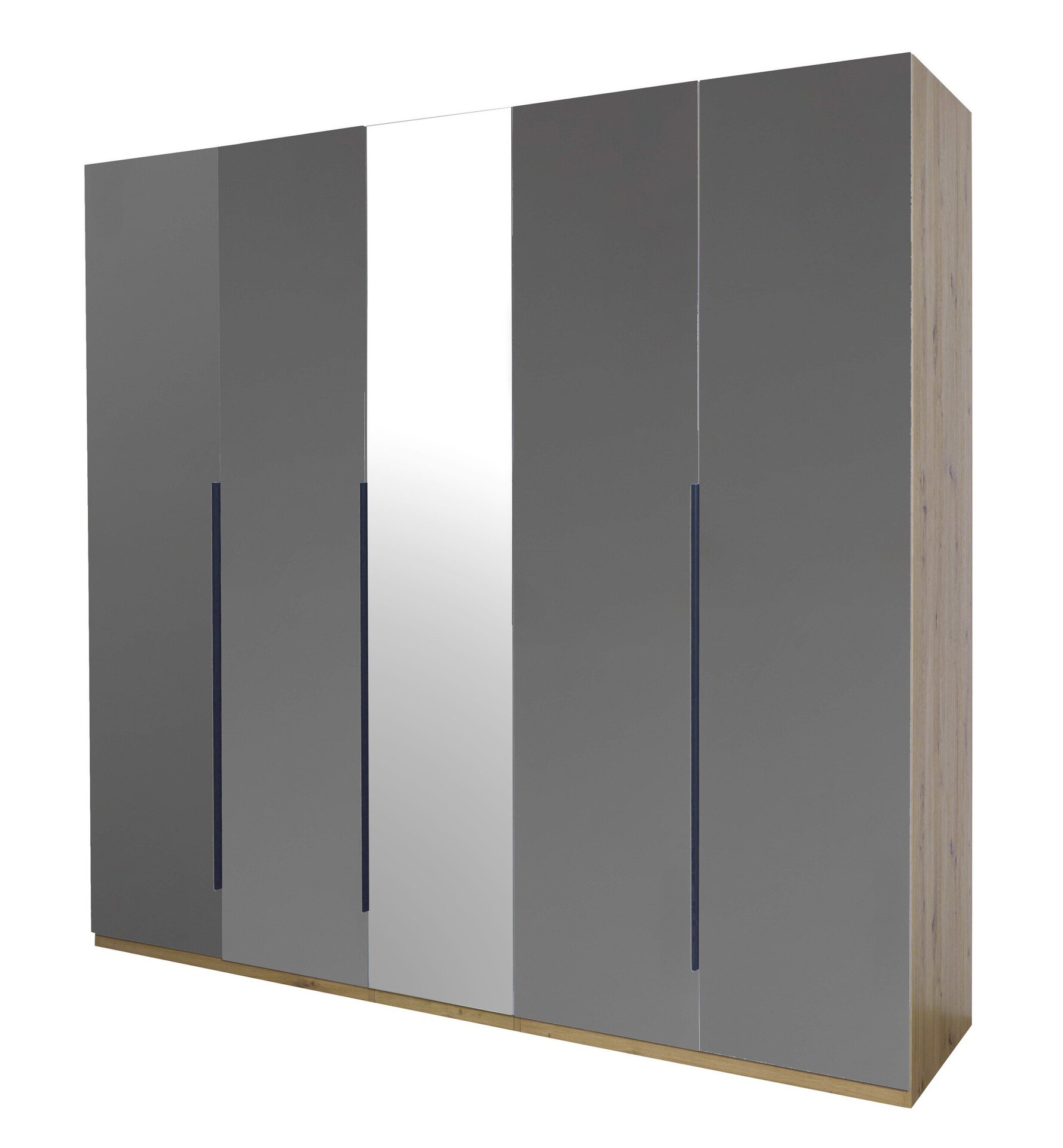 Drehtürenschrank ca. 230 x 221 x 61 cm Composad grau | Möbel Inhofer