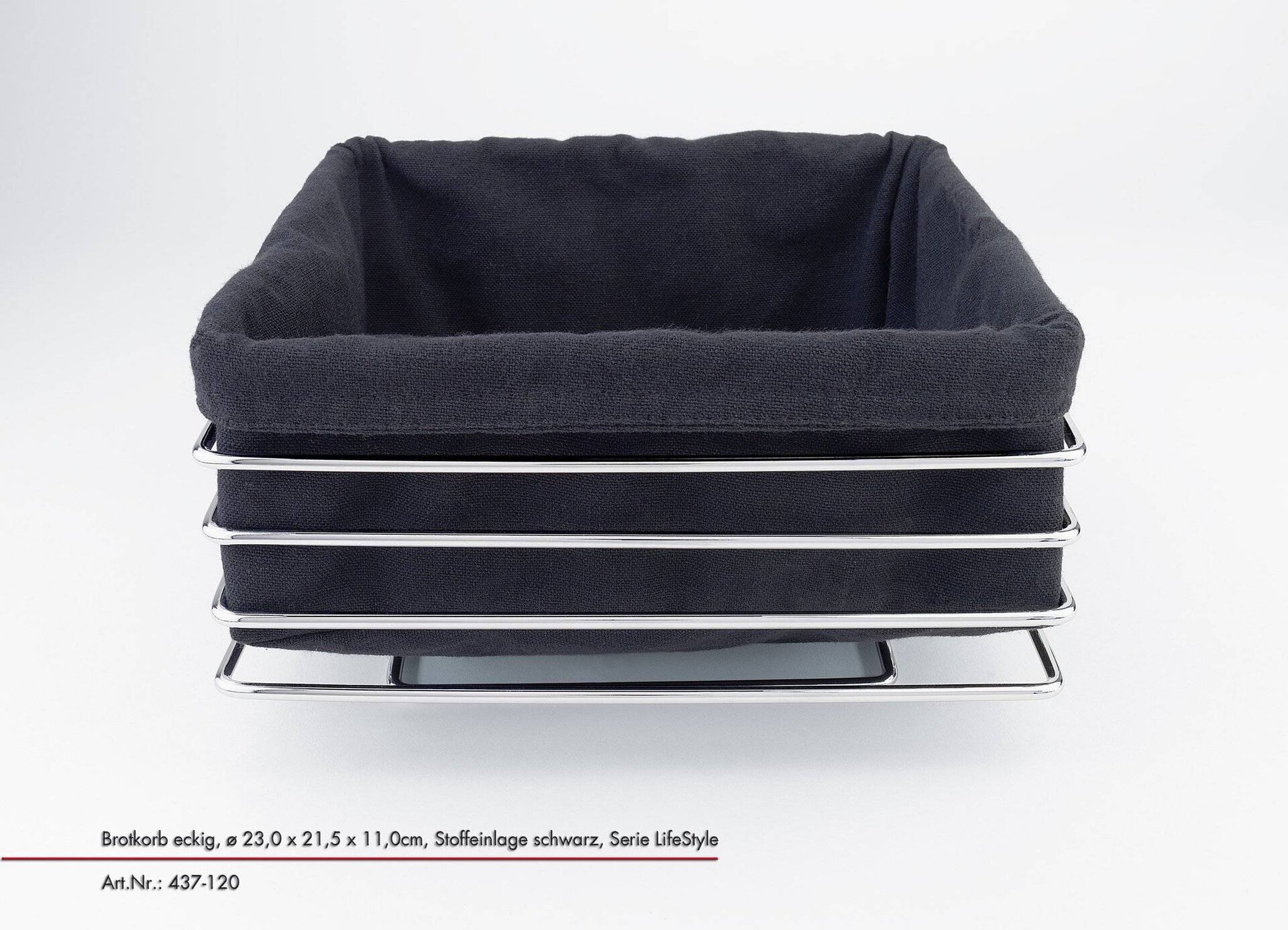 Brotkorb Metall schwarz | Möbel Inhofer