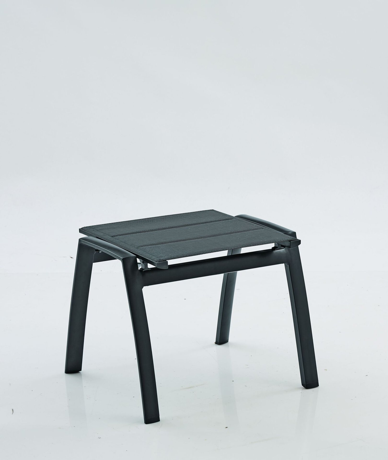 Hocker Metall schwarz ca. 53 x 44 x 58 cm | Möbel Inhofer